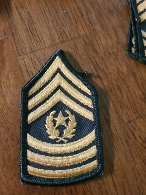 UNITED STATES ARMY WAC COMMAND SERGEANT MAJOR E9 CHEVRON EMB COLOR | eBay