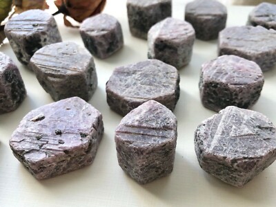 1 Lbs RUBY Raw Crystal - Sacred Geometry, Hexagon Ruby, Raw Ruby ...