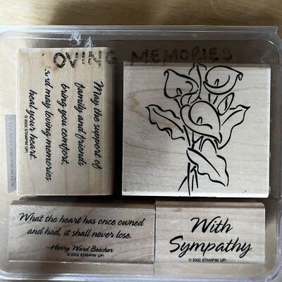 Stampin’ Up! Loving Memories Stamp Set | eBay