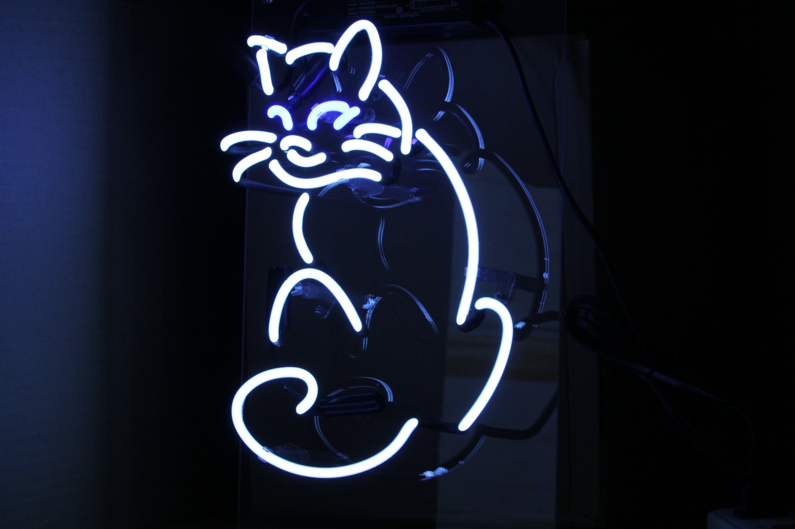 Cat Neon Sign Light Bistro Pub Wall Display Handmade Real Glass Tube ...