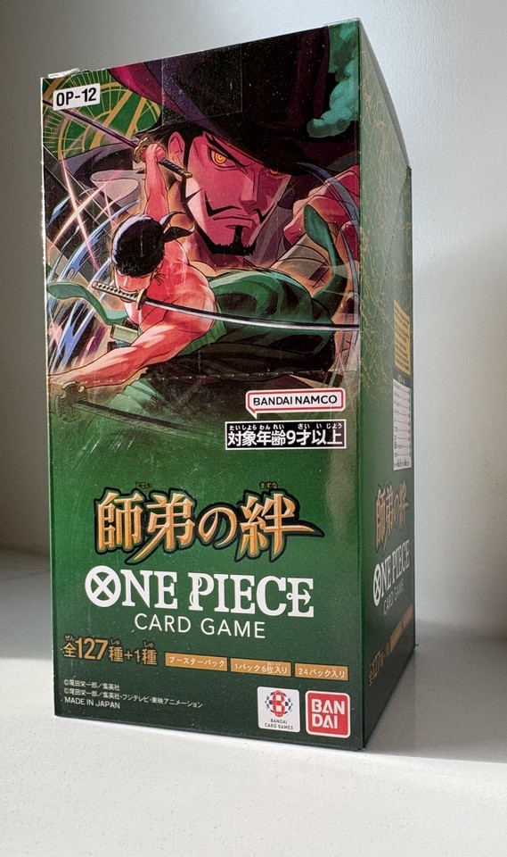 ONE PIECE Card Game OP-12 Japanese SEALED Booster Box | Bandai ...