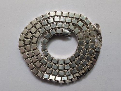 Heavy 65 Grams Sterling Silver 925 Box Chain 22" Necklace 4mm Thick | eBay
