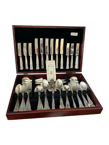 Cutlery Silver Plated - 67 Piece - Kings Pattern - George Butler ...