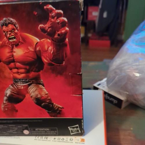 Signed Marvel Legends Red Hulk 6" Action Figure Target Exclusive Dexter ...