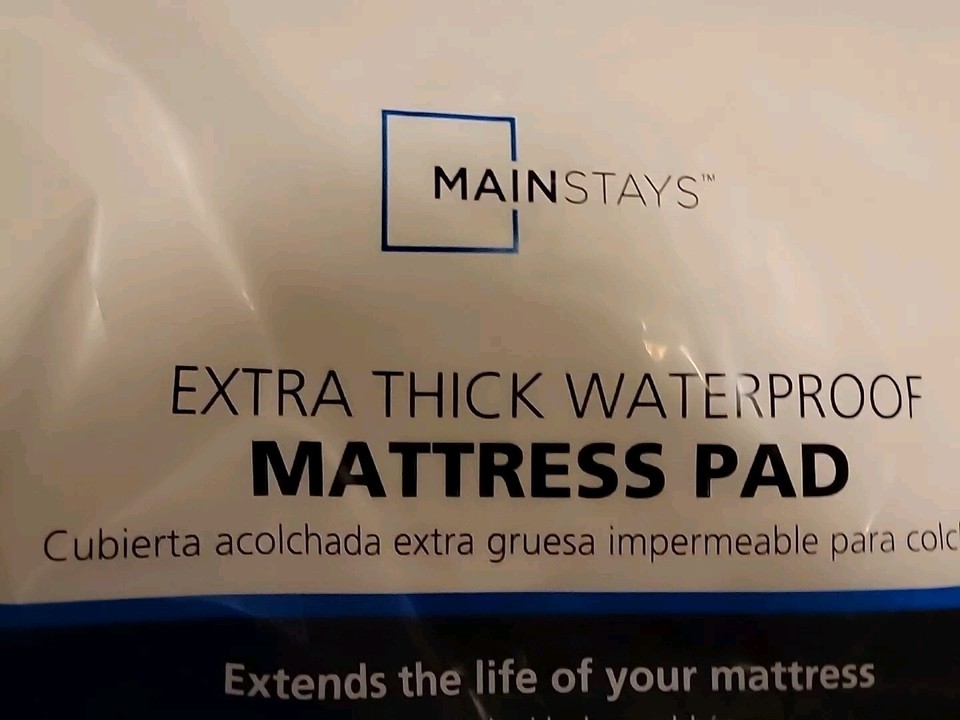 Mainstays Extra Thick Waterproof Mattress Pad Twin / Twin XL | eBay
