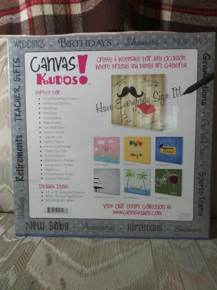 Canvas Kudos Keepsake Conversation Pieces Congrats Grad Graduate ...