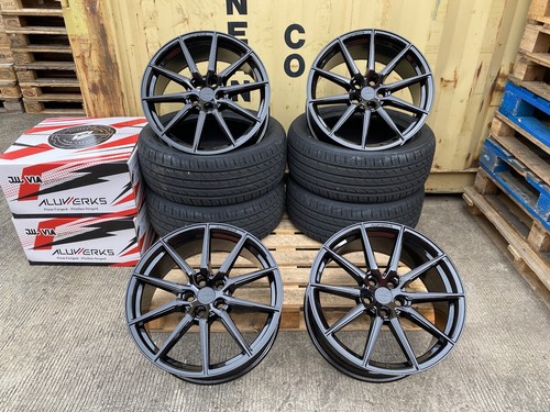 19" WHEELS & TYRES 5X110 VXR VAUXHALL ASTRA VECTRA ZAFIRA CORSA MERIVA ...