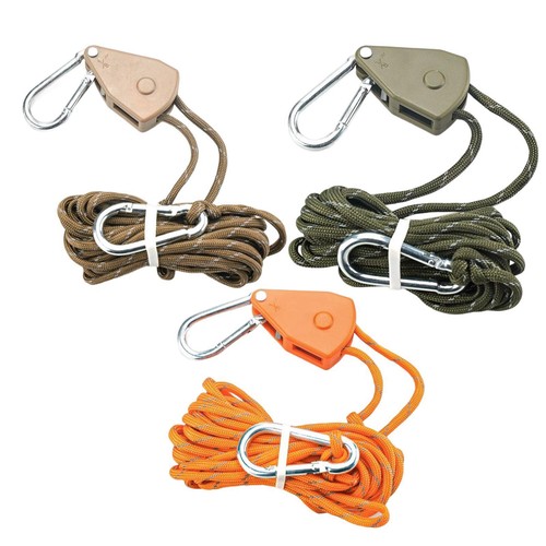 Guy Rope with Pulley Tensioner Lightweight Guylines Adjustable Awning ...