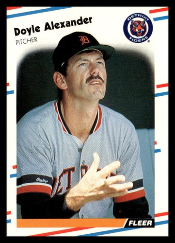 1988 Fleer #51 Doyle Alexander Detroit Tigers Baseball Card | eBay