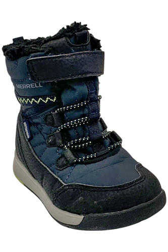 Merrell Toddler's Boy Snow Crush 3.0 Jr Waterproof Boot Navy/Green | eBay