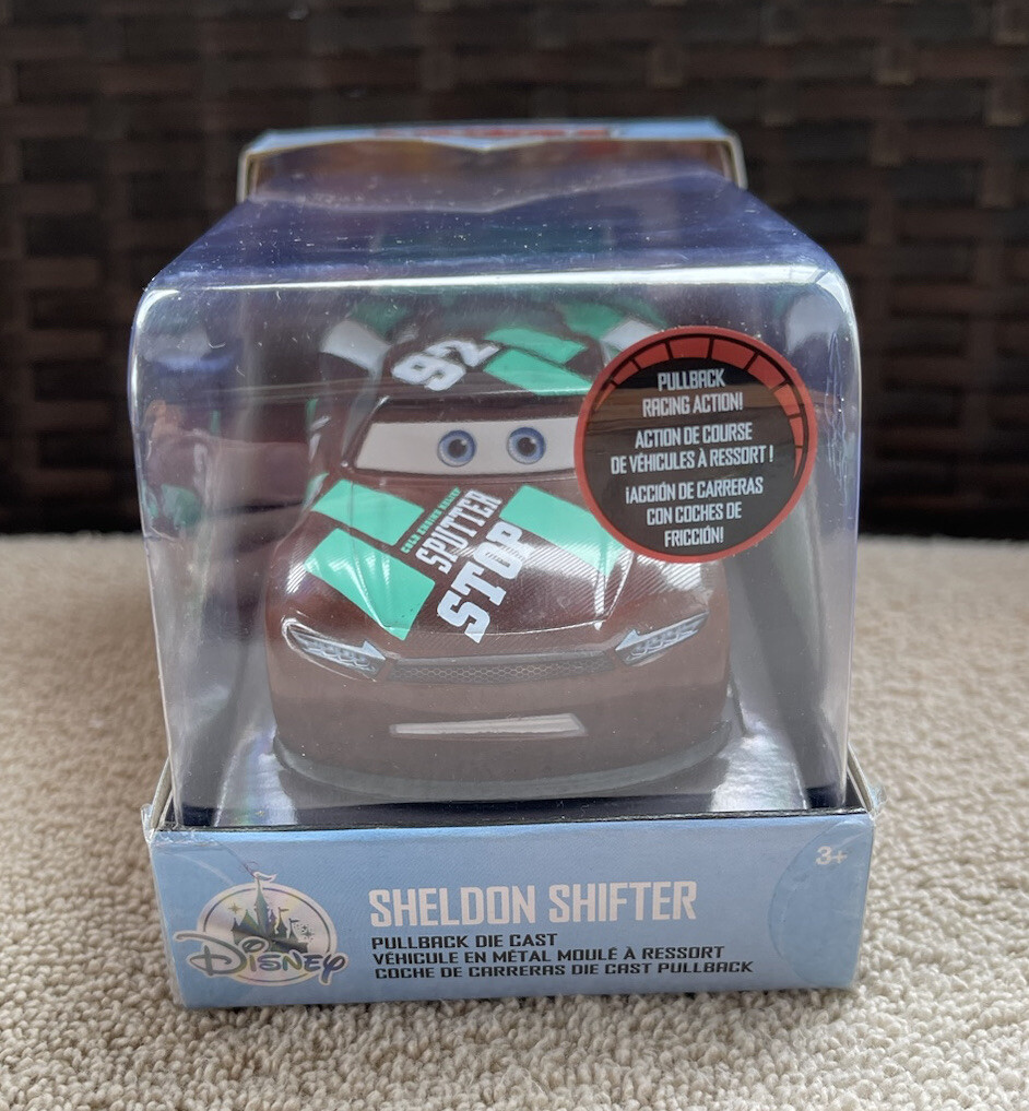 Disney Pixar "Sheldon Shifter #92" Pullback Die Cast Racer Cars () for ...
