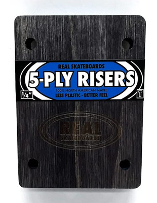 Real 5 Ply Maple Skateboard Riser Pads 1/4 inch for Thunder Trucks | eBay