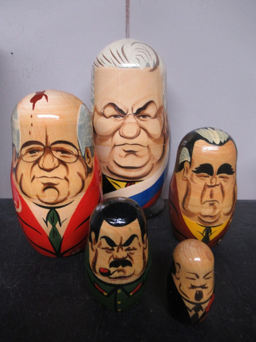 Russian Stacking Dolls Masks