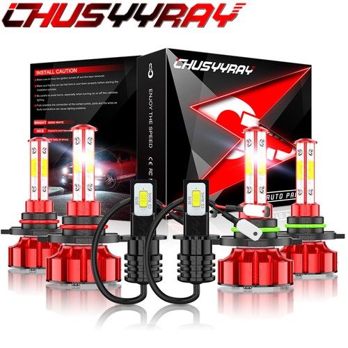 For Nissan 300ZX 1990-1996 Combo LED Headlight High/Low +Fog Light ...