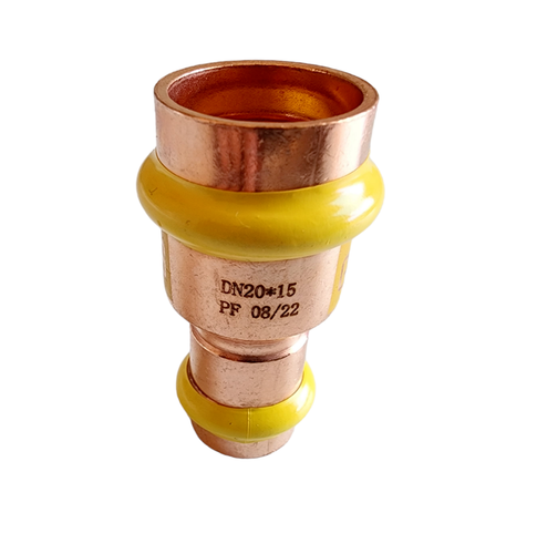 5x AW PFG019 Metpress 20-15mm, ¾-½" Gas Copper Press Reducing Coupling ...