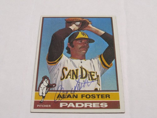 Alan Foster Autographed Baseball Card 1976 topps | eBay