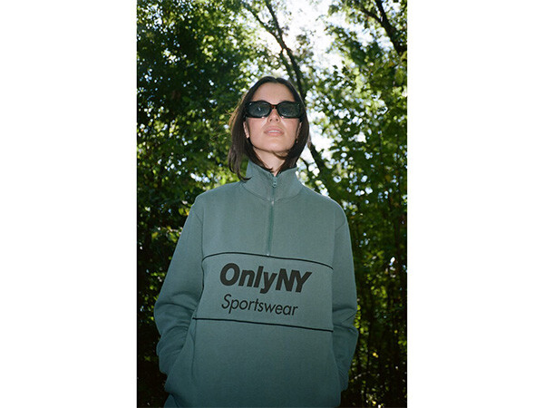 ONLY NY Sportswear quarter zip sweatshirt, size L, New with ONLY NY Sportswear quarter zip sweatshirt, size L, New with
