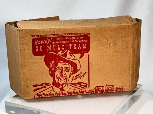 Death Valley Days 20 Mule Team Model Kit Borateem Sealed Complete VTG ...