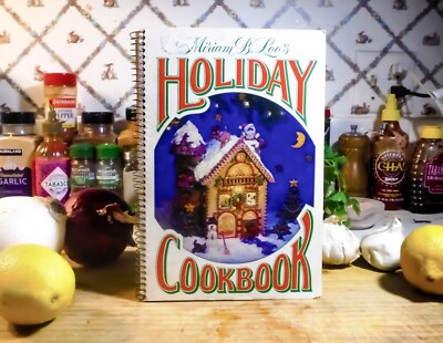 miriam b loos holiday cookbook vintage cookbook spiral bound 1979 ...