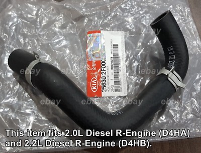 OEM EGR Cooler Hose KIA Carnival Sedona Sorento Diesel R-Engine 2010 ...