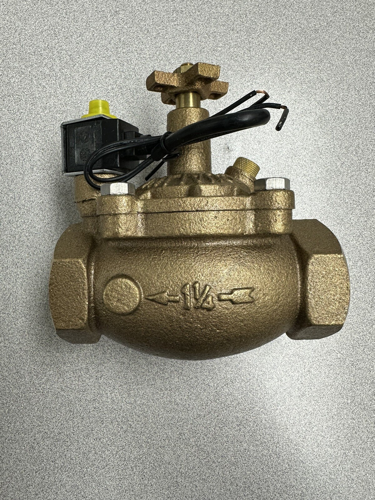 Aqualine Brass Electric Sprinkler Irrigation Valve 1.25" *NEW* | eBay