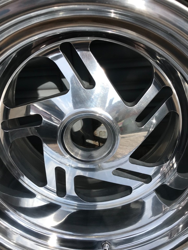 RARE BOYD CODDINGTON HOT ROD KNOCK OFF WHEELS 15X10 &14x7 FITTED WITH ...