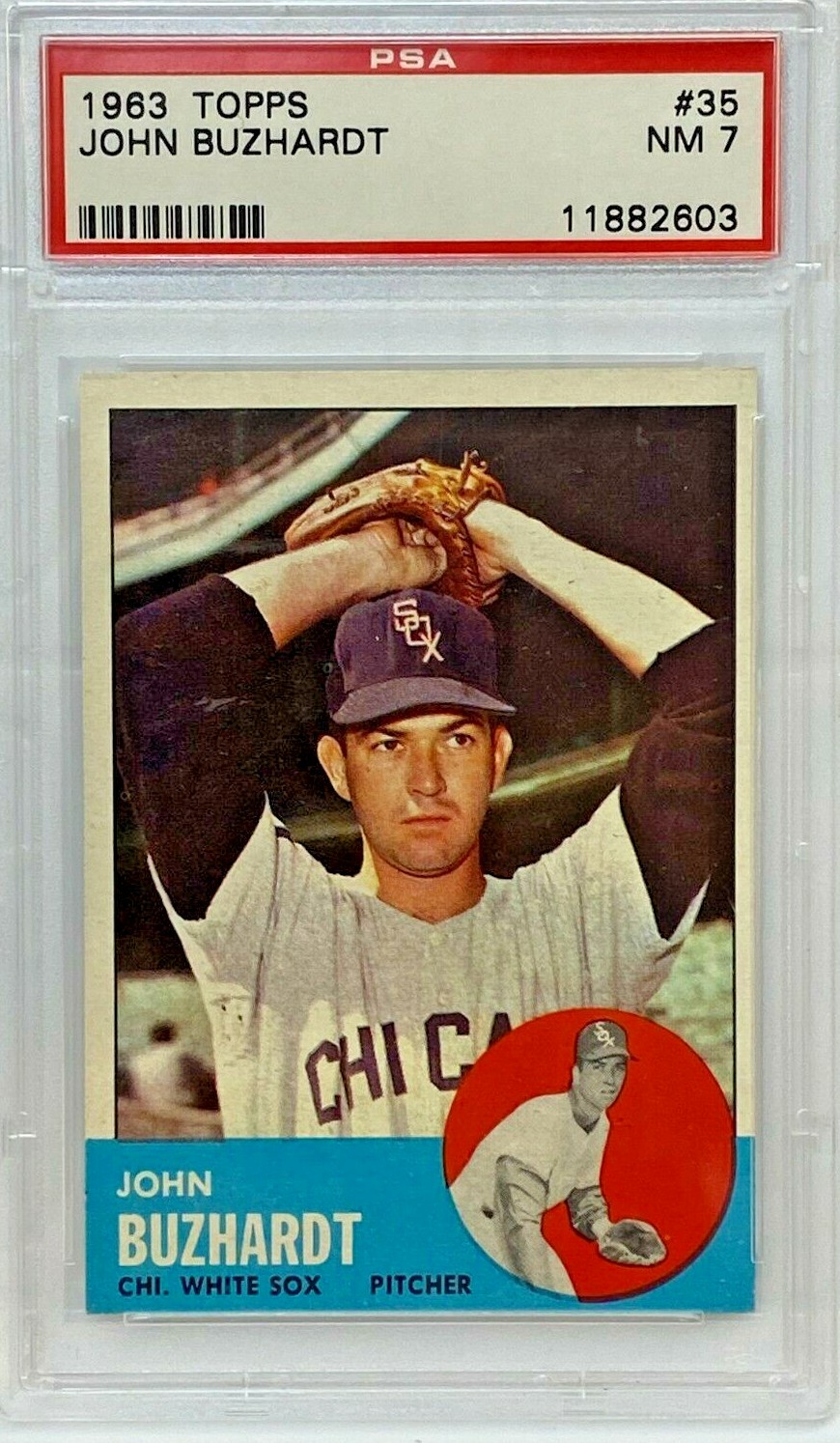 1963+Topps+-+%2335+John+Buzhardt for sale online | eBay