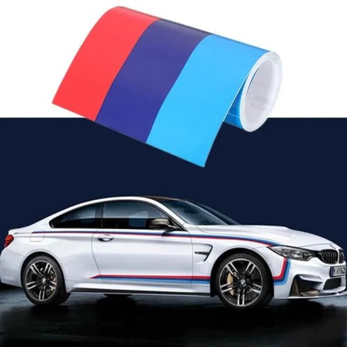 3M Couleur M Bande Autocollant M Color Stripe Car Sticker déco pour BMW ...