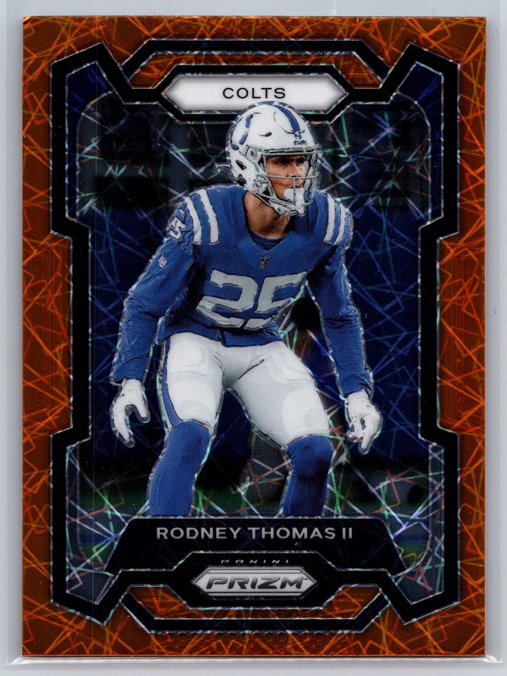 2023 Panini Prizm #130 Rodney Thomas II #130 Orange Lazer | eBay