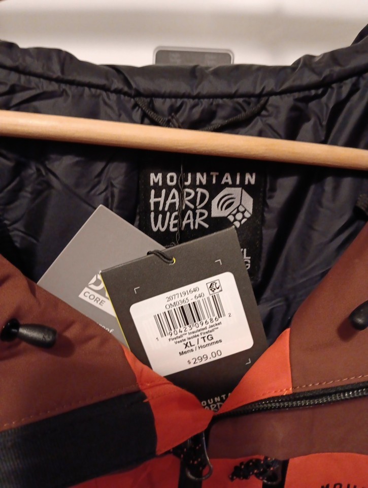 Mountain Hardwear Firefall Insulated Jacket With Dry Q Core Men's XL ...