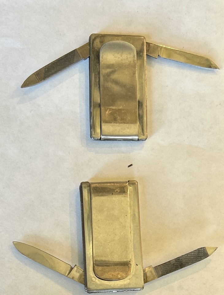 Vietnam Era lot Marine Corp Penguin Lighter 19531 Japan, 2 Money Clips ...