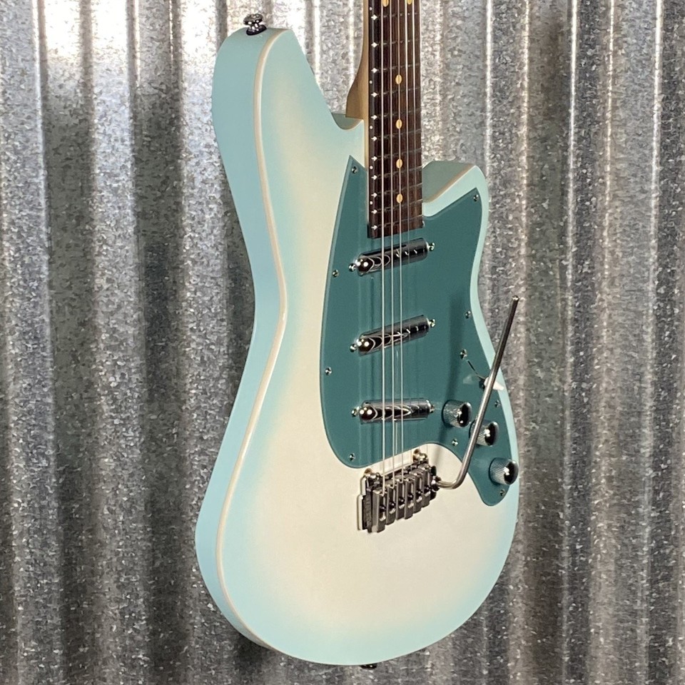 Reverend SPY Chronic Blue Burst 3 Power Tube Pickup Electric Guitar ...