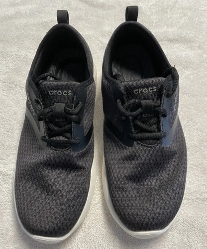 Crocs Shoes Womens Literide Mesh Lace Up Low Sneakers Size 9 205726 ...