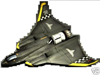 F-11X Apollo Fighter Red Alert 3 Aircraft Desktop Wood Model Regular ...