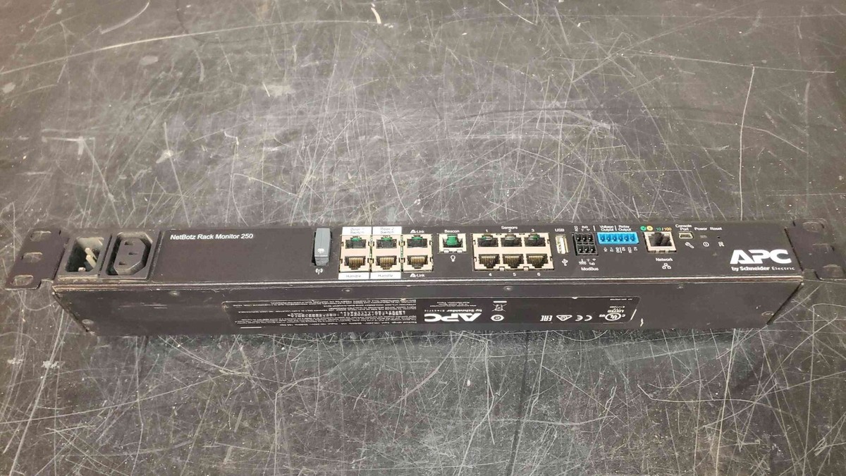 Netbotz Rack Monitor 250 Management & Monitoring Systems Brochures