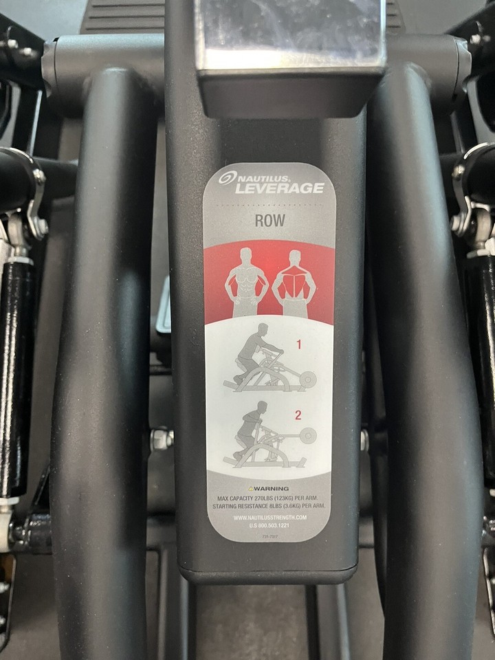 New Nautilus Leverage Low Row | eBay
