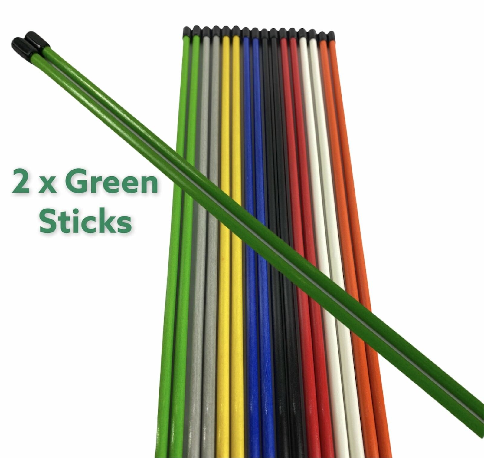 Golf Alignment Sticks 8 Different Colors To Choose (2 or 6 sticks ...