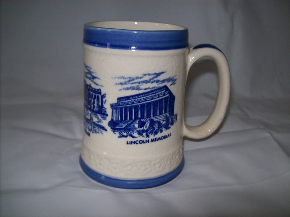 Washington DC Cup Mug White House Capitol Lincoln Memorial -021016 | eBay