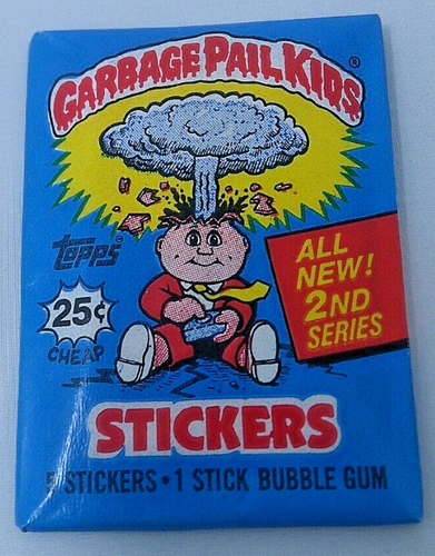 1985 Garbage Pail Kids Series 2 Wax Pack - MINT Sealed Pack From Box ...