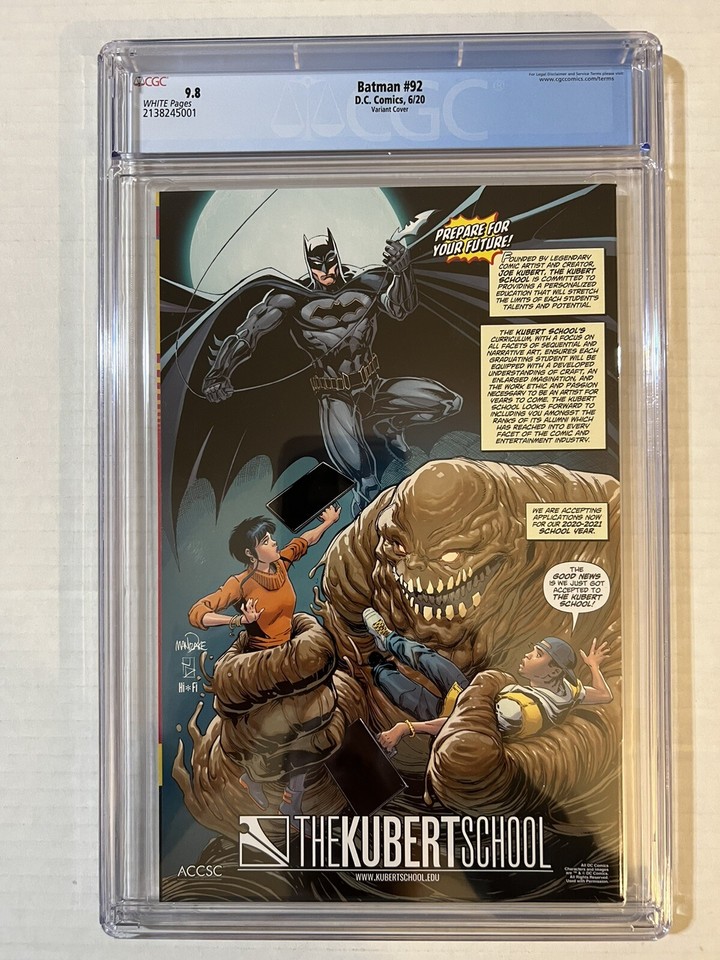 batman 92 cgc 9.8🔑 1st Cover 2nd full App Of Punchline 🔑1st App Under ...
