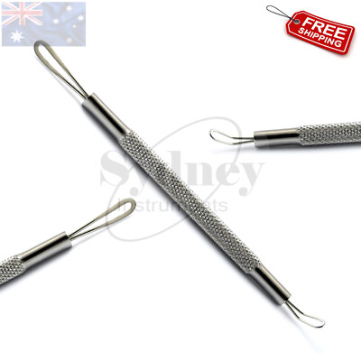 Comedone Extractor Double End Loop Skin Care Blackhead Removers | eBay ...