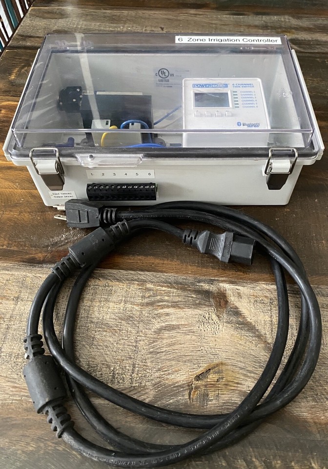 Powerbox 6 Zone Irrigation Controller - BLUETOOTH - App Controlled ...