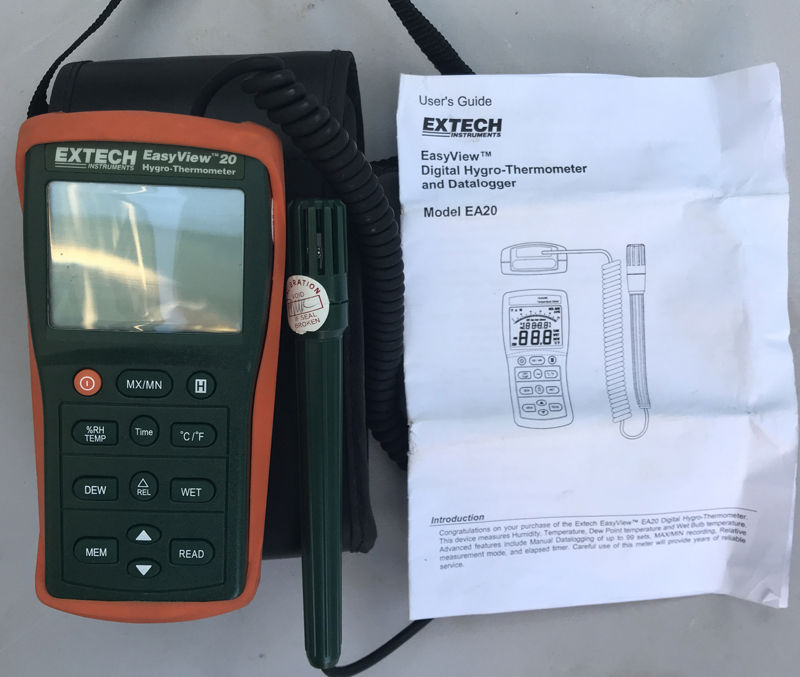 EXTECH EasyView20 EA20 Hygro-Thermometer | eBay