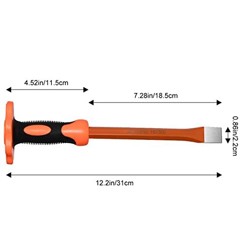 12inch Heavy Duty Flat Chisel With Hand Protectionflat Headdemolishing ...