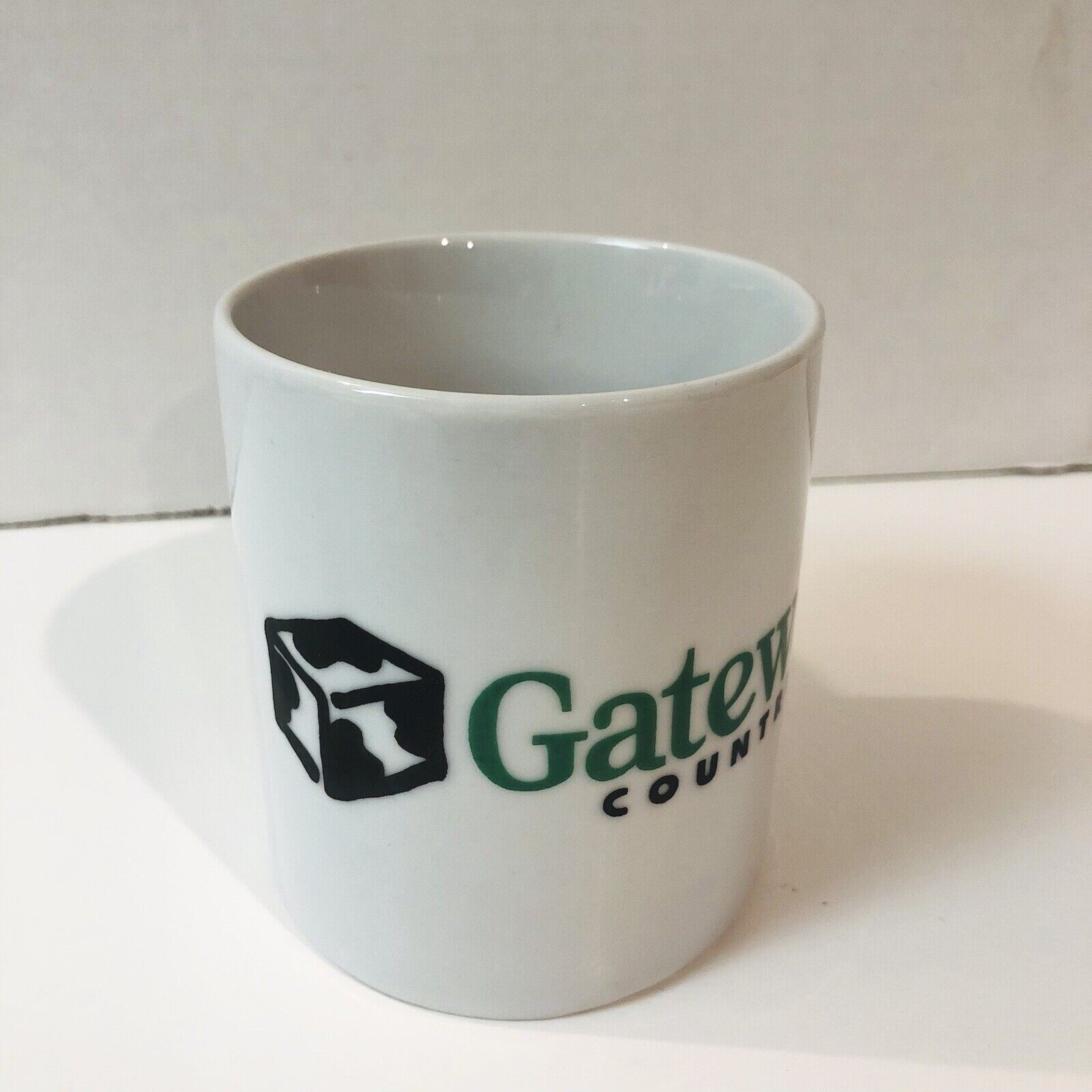 VTG Gateway Country Mug White Coffee Cup Computer PC Logo Cow 1990s ...