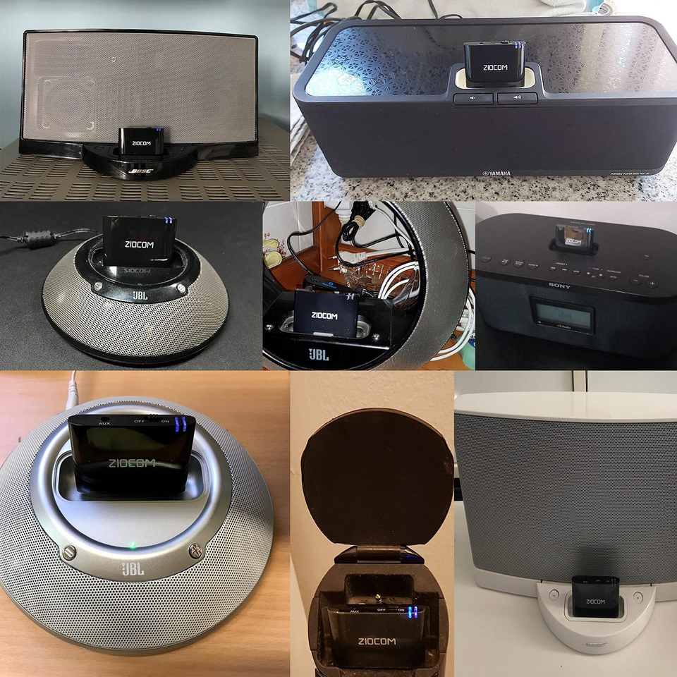 30 Pin Bluetooth Adapter Receiver for Bose Ipod Iphone Sounddock and ...