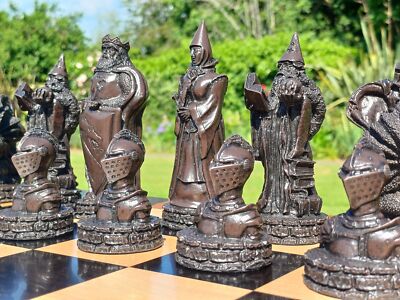 Large King Arthur Chess Set - ChessBaron Chess Sets | eBay UK