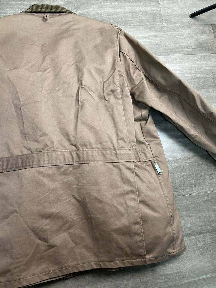 Vintage Ted Williams Sears Roebuck Brown Hunting Shooting Field Jacket ...