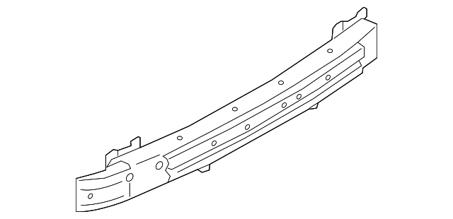 Mitsubishi+OEM+Rear+Bumper-impact+Reinforcement+Bar+Rebar+6410C020 for ...