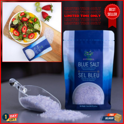 Blue Salt, Coarse, Rare Mineral Salt, High Potassium, Lower Sodium ...